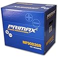 Amazon.co.jp: バッテリー MF90D26R 2年又は4万km補償 PRIMAX 48D26R 55D26R 60D26R 65D26R 70D26R 75D26R 80D26R ...