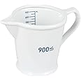 Amazon｜ダルトン(Dulton) 計量カップ 900ml 磁器 耐熱 食洗機対応 オーブン可 高さ14cm 幅21cm 奥行13cm M-0668-900 PORCELAIN JUG ...
