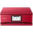 Amazon.co.jp: キヤノン Canon プリンター A4インクジェット複合機 PIXUS TS8730 RED 自動両面 6色・独立型・対応インクBCI-330/331シリーズ ...
