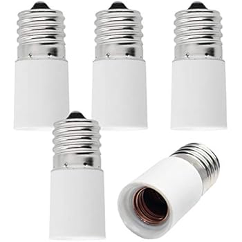 Amazon | 口金変換アダプター E17→E11 電球ソケット (5個入り) | Nuolun | 口金変換アダプタ 通販