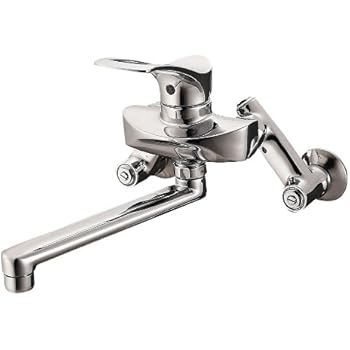 Amazon | SANEI キッチン用 シングル混合栓 簡単取り付けタイプ エコ 節約 K1712E-3U-13 | キッチン用水栓