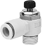 Amazon.co.jp： SMC ワンタッチ管継手付スピコン プッシュロック式 エルボ AS1201F-M5-06A-X12: 産業・研究開発用品