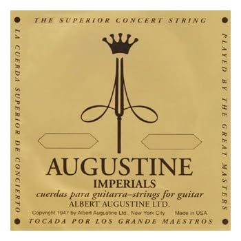 Amazon | AUGUSTINE IMPERIAL RED オーガスチン インペリアルレッド(赤) SET | ギター弦 | 楽器