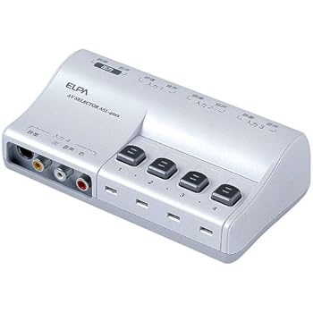 Amazon.co.jp： ELPA AVセレクター ASL-401S: 家電・カメラ