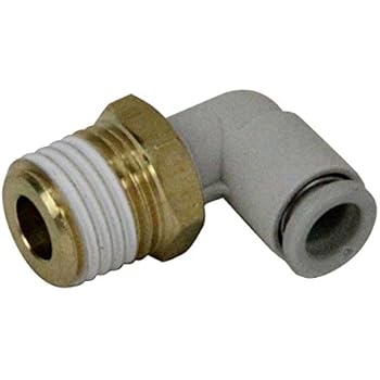 Amazon | SK11 ワンタッチ管継手 エルボユニオン 10mmホース用 R1/4 KQ2L10-02AS | DIY・工具・ガーデン