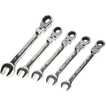 Amazon | SK11 フレックスラチェットレンチセット 10~17mm SGR-F5SET | ラチェットレンチ