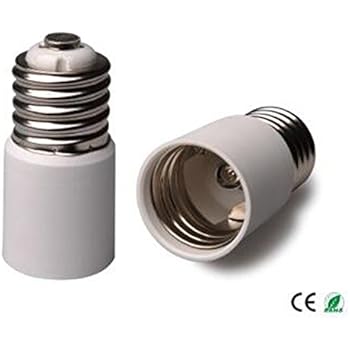 Amazon | 口金変換 アダプター E39口金延長アダプター E39-E39電球 ソケット 口金 照明補助器具 (E39-E39, PC+銅) | SUPCF | 口金変換アダプタ 通販