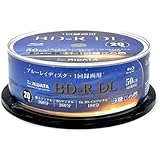 Amazon.co.jp: ブルーレイディスク BD-R DL 片面2層 50GB 50枚 4K BS CS 地デジ 録画用 キズ・ほこり・汚れから記録データを守るハードコート仕様 ホワイト ...
