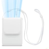 Amazon.co.jp : MAGICOOL マイファンモバイル ハンズフリー首かけ扇風機 ホワイト 連続稼働30時間 大風量(2段階調整) スポーツ観戦/通勤通学/アウトドア 熱中症対策 ...