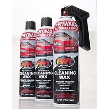 Amazon | 水を使わない洗車＆ワックス剤 FW1(エフダブリューワン) 専用クロス3枚組付き | ワックス | 車＆バイク