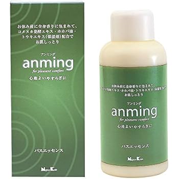 Amazon | anming(アンミング) バスエッセンス 480ml | 日本香堂 | 液体入浴剤・バスオイル 通販