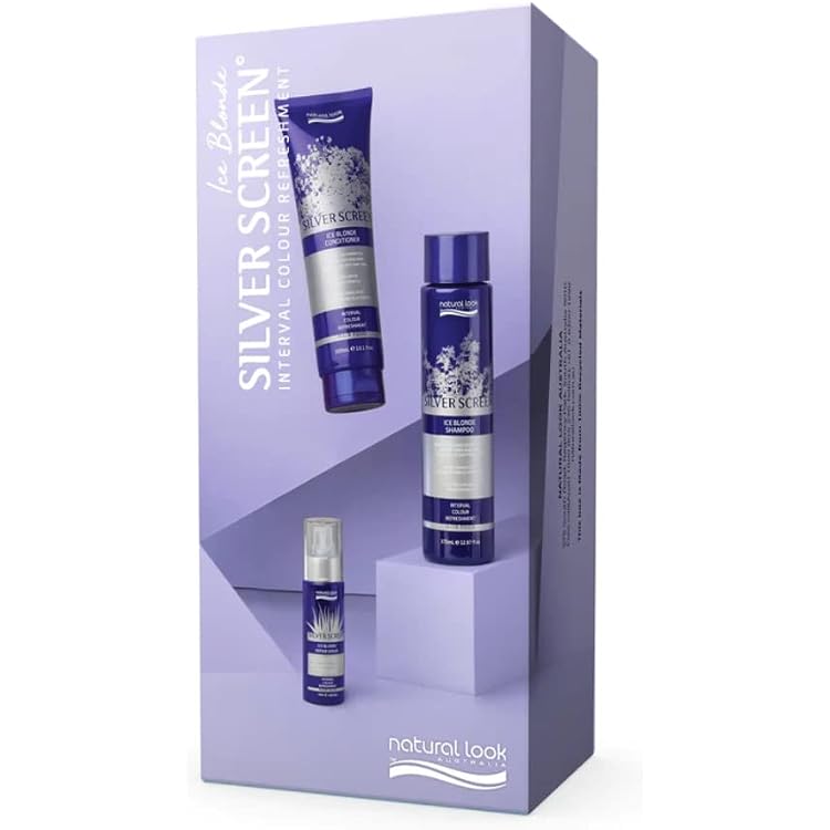 Milkshake Hair Products Natural Look Silver Screen Ice Blonde Shampoo ...