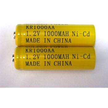 Amazon | ニカド電池 Ni-Cd 1.2V 1000mAh 単3形 タブ付き AA battery 1本から | AA battery | 充電式電池