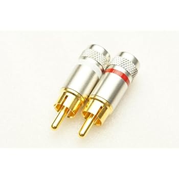 Amazon | MOGAMI 7553 RCA ペアプラグ (赤白 各1個) | | RCAケーブル