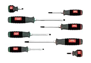 Amazon | KTC(ケーテーシー) 樹脂柄 ドライバーセット貫通タイプ 8本組 TPMD18 | ドライバーセット