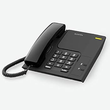 Amazon | ALCATEL (アルカテル) T22 電話機 シンプル 北欧デザイン おしゃれ 受付用電話 オフィス用電話機 ビジネス ...
