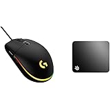 Amazon | Logicool G ロジクール G USB ゲーミングマウス ブラック 有線 G203 LIGHTSYNC RGB 6個プログラムボタン 85g軽量 G203-BK 国内 ...