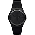 Amazon.co.jp: Swatch SO29B706 Black REBEL New Gent Watch, Black ...