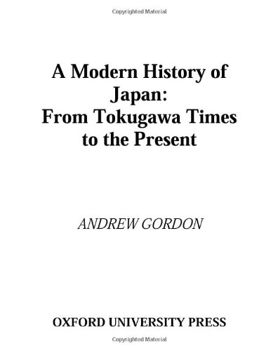 Amazon | The Modern History of Japan: From Tokugawa Times to the ...