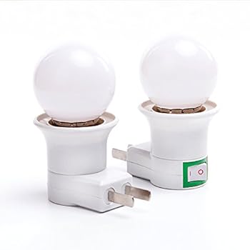 Amazon | 口金E26 スイッチ付き コンセントソケット 電球ソケット (E26, PC+銅) (E26, PC+銅) | SUPCF | 口金変換アダプタ 通販