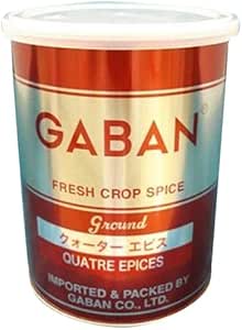 Amazon | クォーター (キャトル) エピス 225g | GABAN(ギャバン) | スパイス・ハーブ 通販