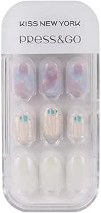 Amazon | (キスニューヨーク) KISS NEW YOROK 【公式】 ネイル チップ Press ＆ Go LUXURY かわいい ...