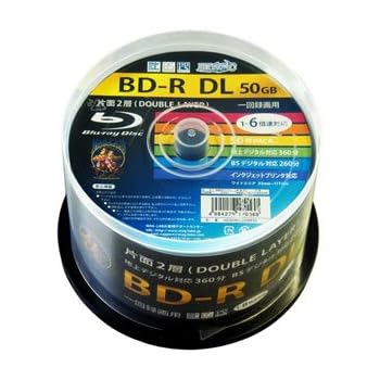 Amazon | 三菱ケミカルメディア Verbatim 1回録画用 BD-R DL VBR260RP50SV1 (片面2層//1-6倍速/50枚) | 三菱ケミカルメディア | ブルーレイ ...