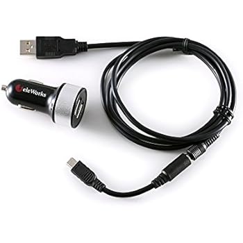 Amazon | 【エレワークス】 エンプレイス(NPLACE) DIANAVI・DiNAVI・ポータブルナビ USBソケット付き シガー電源アダプター CC-015N 代用品（12V・24V ...