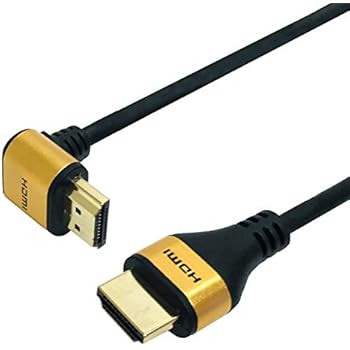 Amazon | HORIC ハイスピードHDMIケーブル L型270度 2m ゴールド 4K/60p HDR 3D HEC ARC リンク機能 HL20-342GD | ホーリック ...