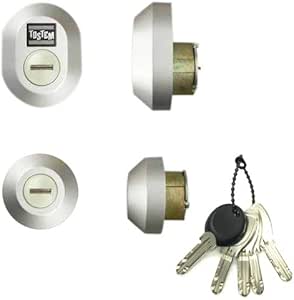 Amazon | ミワロック TOSTEM (トステム) タイプ交換シリンダー MIWA DNシリンダー シリンダー プレナスX用 グレー(Z-1A4-DCTC) | ドア用金物