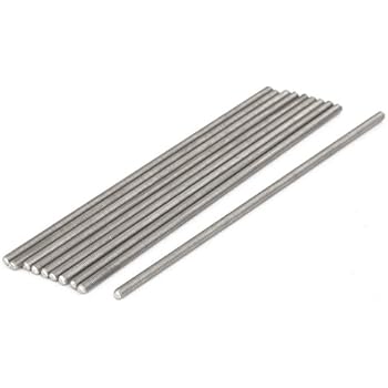 Amazon.co.jp： uxcell ネジロッド 304ステンレス シルバートーン ボルトファスナー M3 x 100mm 10個入り: DIY・工具・ガーデン