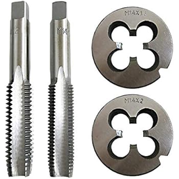 Amazon.co.jp： RG M14x1.0 左ねじ用 HSS タップ + 径調整機能付き丸ダイス セット エアガンパーツ修正用(大阪在庫、送料無料): DIY・工具・ガーデン