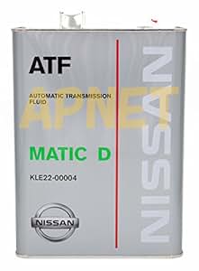 Amazon | NISSAN(ニッサン) 日産純正 ATFオイル マチックフルード D 4L KLE22-0000401 | AT・MT ...