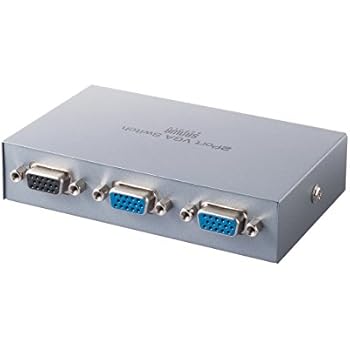 Amazon | SANWA SUPPLY SWW-21VLN ディスプレイ切替器(2回路) | サンワサプライ | パソコン・周辺機器 通販