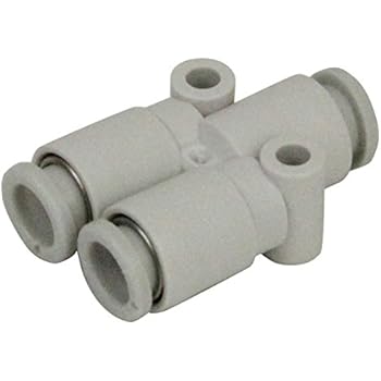 Amazon | SK11 ワンタッチ管継手 異径ストレート 8mm/10mm KQ2H08-10A | DIY・工具・ガーデン