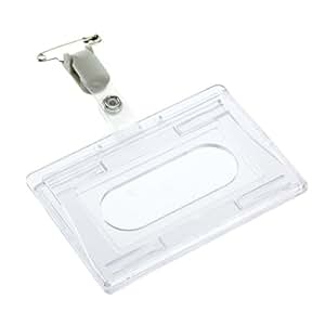 Amazon | ライオン事務器 名札 ツインIDカード用 ハード N-216 | 文房具・オフィス用品 | 文房具・オフィス用品