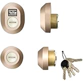 Amazon | LIXIL (リクシル) TOSTEM ドア錠セット (MIWA DNシリンダー) シャイングレー Z-1A2-DDTC | 補助錠・錠前