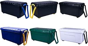 Amazon | RUP コンテナ Really Useful Wheeled Trunk ブラッ LG-WHTR | 物流コンテナ