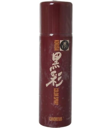 Amazon | アモロス 黒彩ヘアカラースプレー 茶 177S 135ml | アモロス