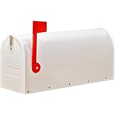Mailbox Letterbox Black US Style Vintage American Mail Letter Box ...