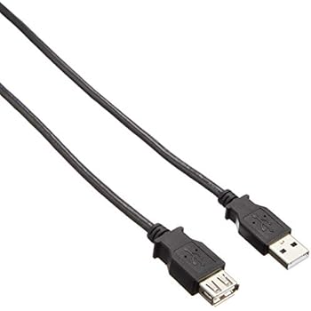Amazon | エレコム USB延長ケーブル USB2.0 A-Aメスタイプ 3m ブラック U2C-E30BK | エレコム | USBケーブル 通販
