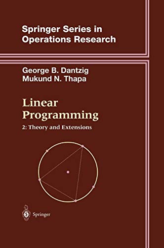 Amazon | Linear Programming 2: Theory and Extensions (Springer Series in Operations Research and ...