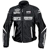 Amazon | エルフ/elf イデアールメッシュジャケット メンズ/通気性/プロテクター ブラック/レッド 3Lサイズ EJ-S103 | ジャケット | 車＆バイク