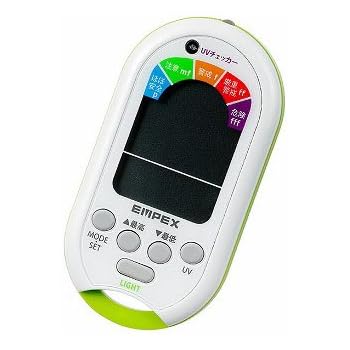 Amazon｜EMPEX(エンペックス) ポータブル紫外線チェッカーBERRY グリーン TV-8353｜温度計・湿度計 オンライン通販