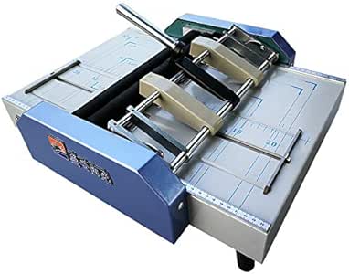 Amazon | NEWTRY ホチキス 電動中綴じホチキス 手動紙折り機 ステープラー 自動式 横綴じ 多機能 A3 学校、家族、会社、病院、銀行、政府など用 (青い) | ホチキス ...