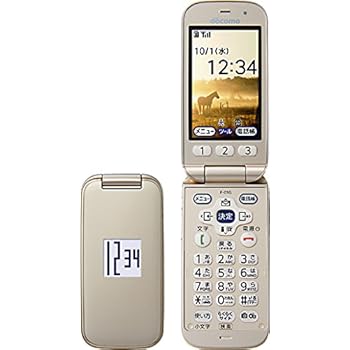 Amazon | らくらくホンベーシック4 docomo F-01G ゴールド | 携帯電話本体 通販