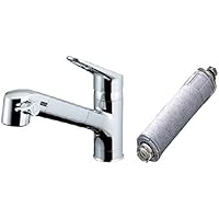 Amazon | LIXIL(リクシル) INAX 浄水器内蔵シングルレバー混合水栓 エコハンドル RJF-771Y+専用浄水カートリッジ1個付 | 洗面水栓