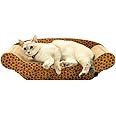 Amazon | KeyTAIL 猫 爪研ぎ つめとぎ 爪とぎ ダンボール 大きい ソファー ベッド でぶねこ にゃんネイル ソファー L (肉球ヒョウ柄) | KeyTAIL | 爪とぎ 通販
