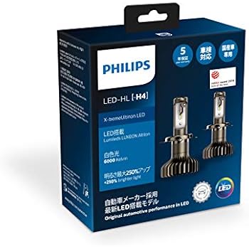Amazon | PHILIPS(フィリップス) ヘッドライト LED H4 バルブ 12V 6000K 車検対応 5年保証 ...