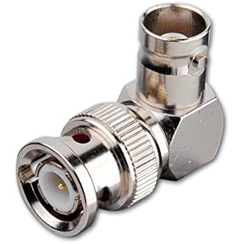 Amazon.co.jp： Superbat BNCオス ⇔ BNCメス L型コネクタ 変換コネクタ BNC接続アダプタ BNC中継コネクタ 5個セット: 車＆バイク